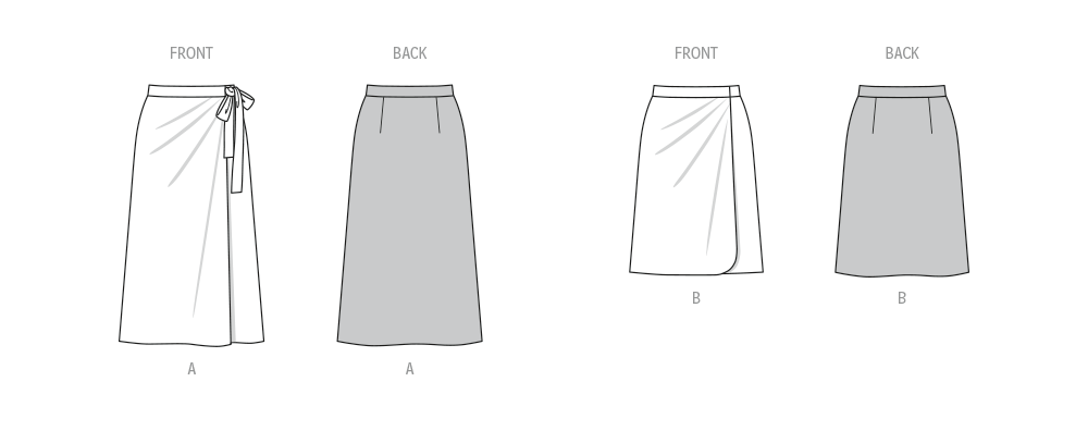 BUR5725 | Burda Style Sewing Pattern 5725 Misses' Skirt | Burda Style ...