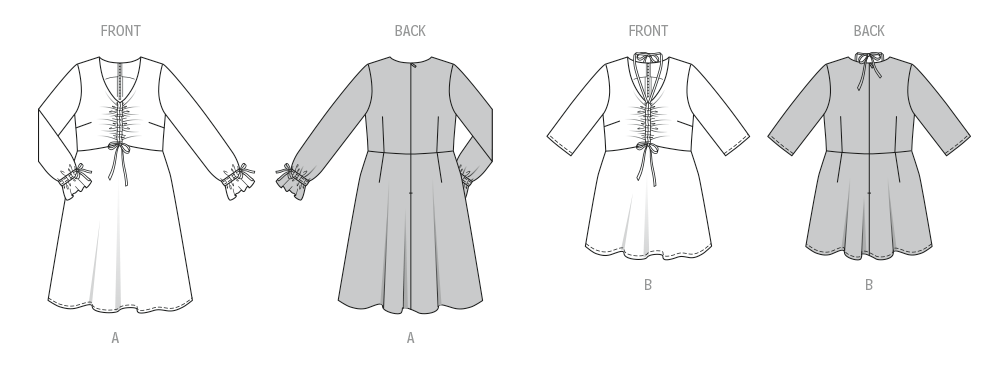 BUR5732 | Burda Style Sewing Pattern 5732 Misses' Dress & Blouse ...