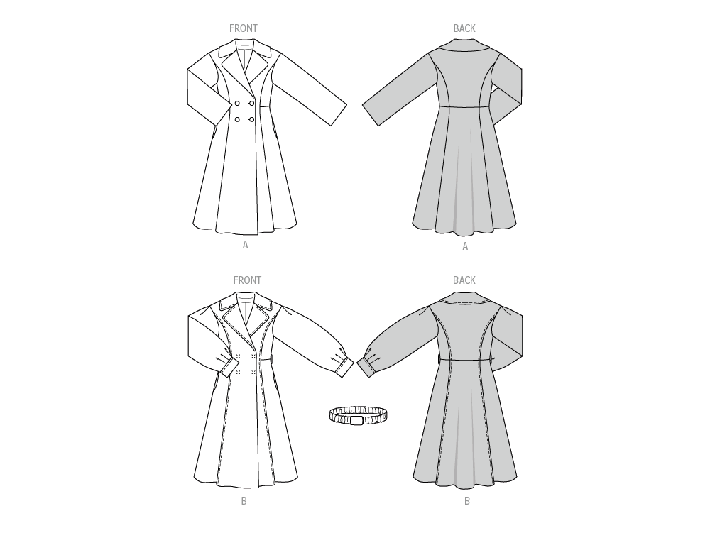 BUR5683 | Burda Style Pattern 5683 Misses' Coats | Burda Style