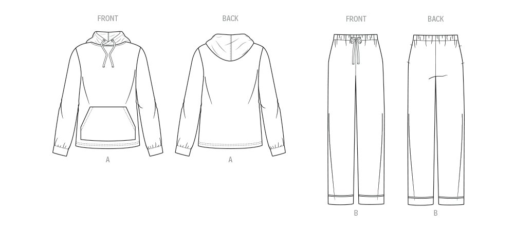 S3173 (PDF) | Simplicity Sewing Pattern Girl's, Boy's and Adult Knit ...