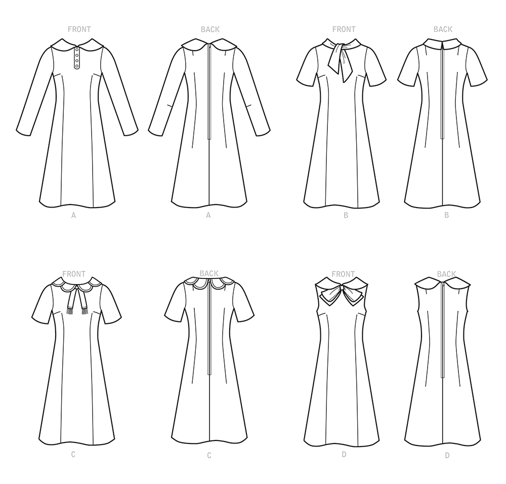 S9104 | Simplicity Sewing Pattern Misses' Vintage Dresses with Sleeve ...