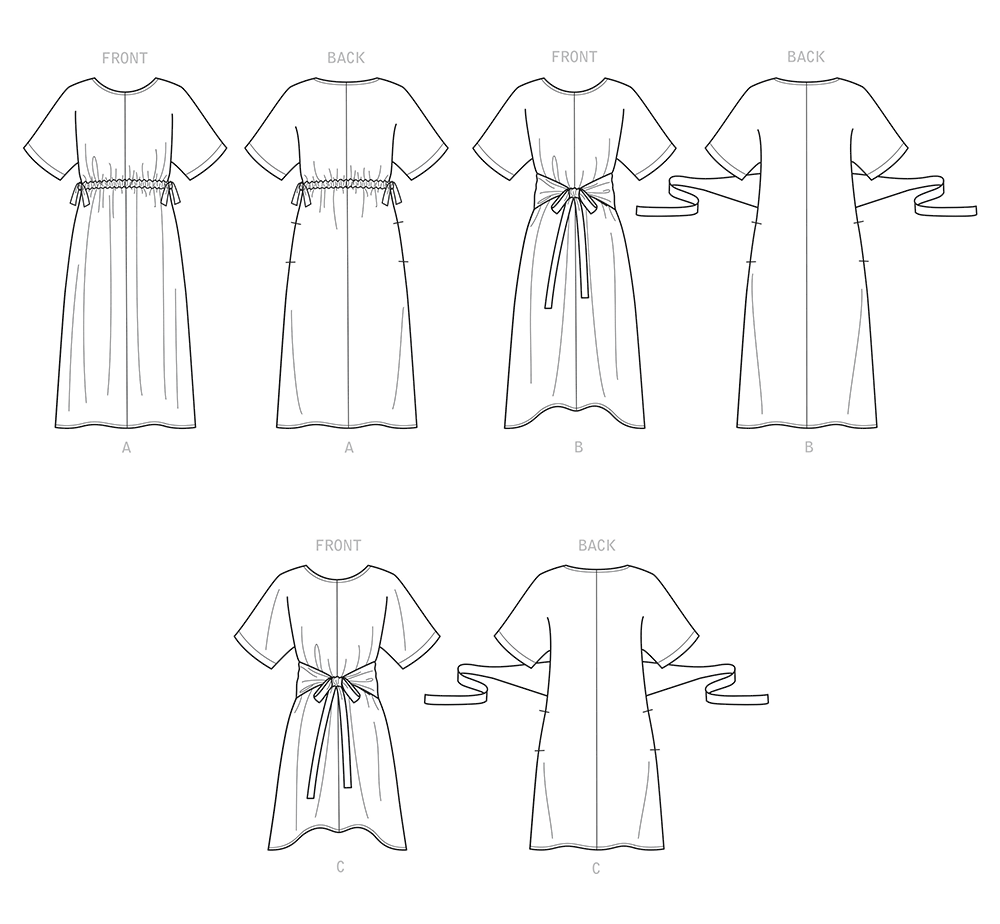 S9101 | Simplicity Sewing Pattern Misses' Pullover Dresses In Two ...