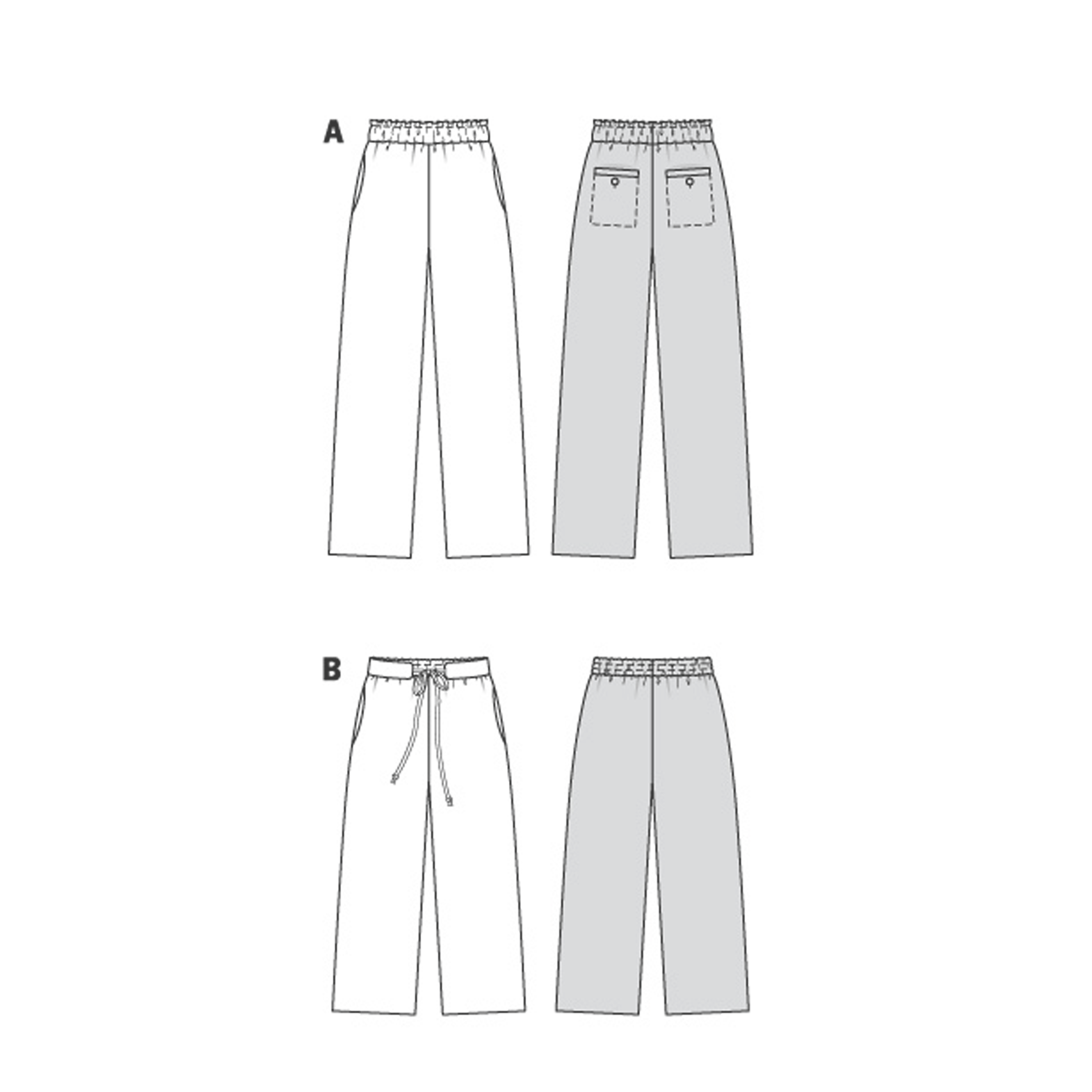 BUR6148 | Burda Style Sewing Pattern Misses' Trousers & Pants | Burda Style