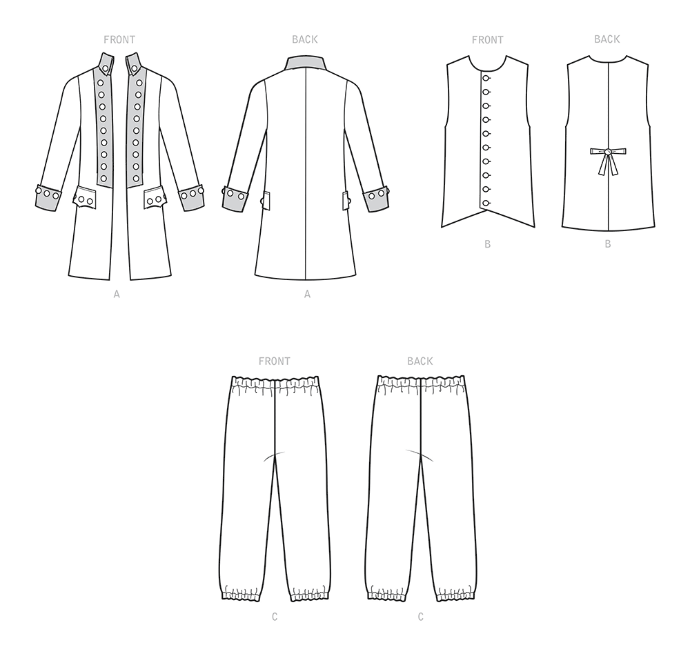 S9252 | Simplicity Sewing Pattern Unisex Costumes | Simplicity