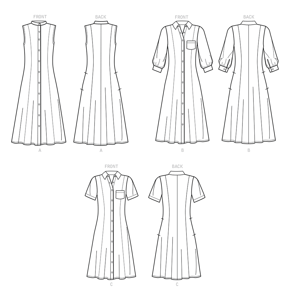 S9260 | Simplicity Sewing Pattern Misses' & Women's Button Front