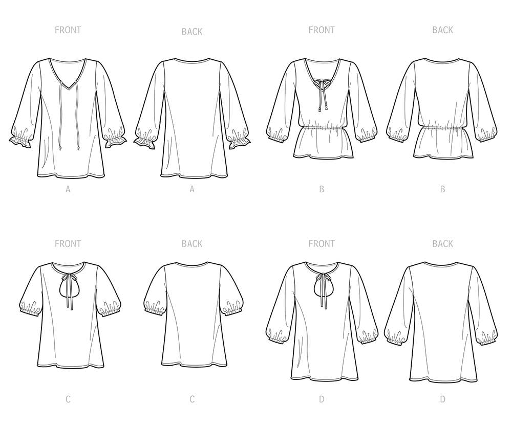 S9469 | Simplicity Sewing Pattern Misses' Tops | Simplicity