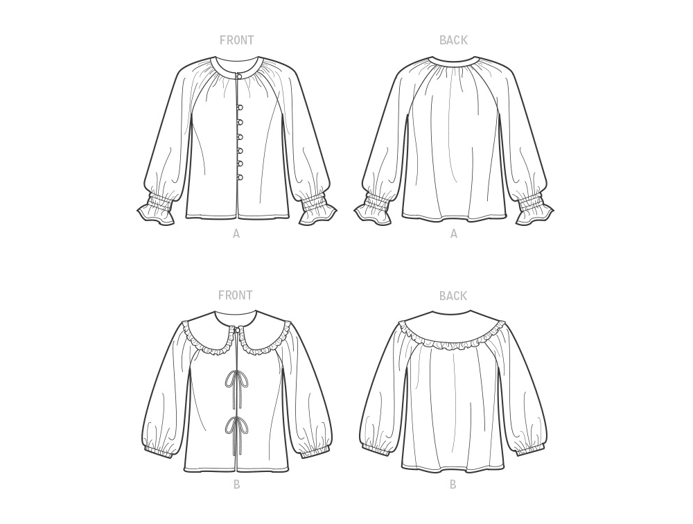 N6743 | Misses' Tops | New Look