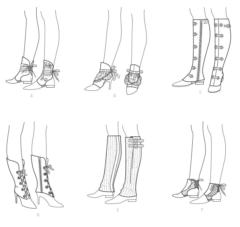 M7706 (PDF) | Misses' Spats | McCall's Patterns