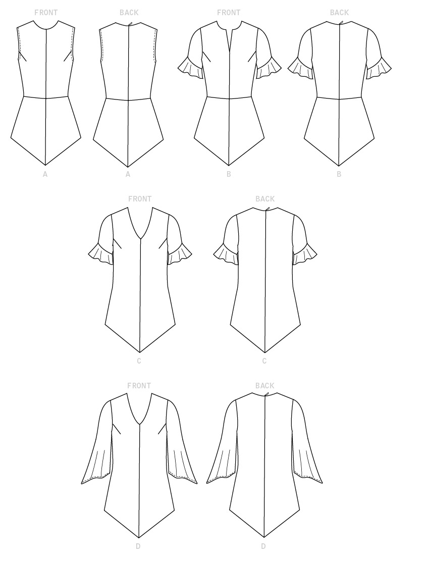 B6663 (PDF) | Misses' Top | Butterick Patterns