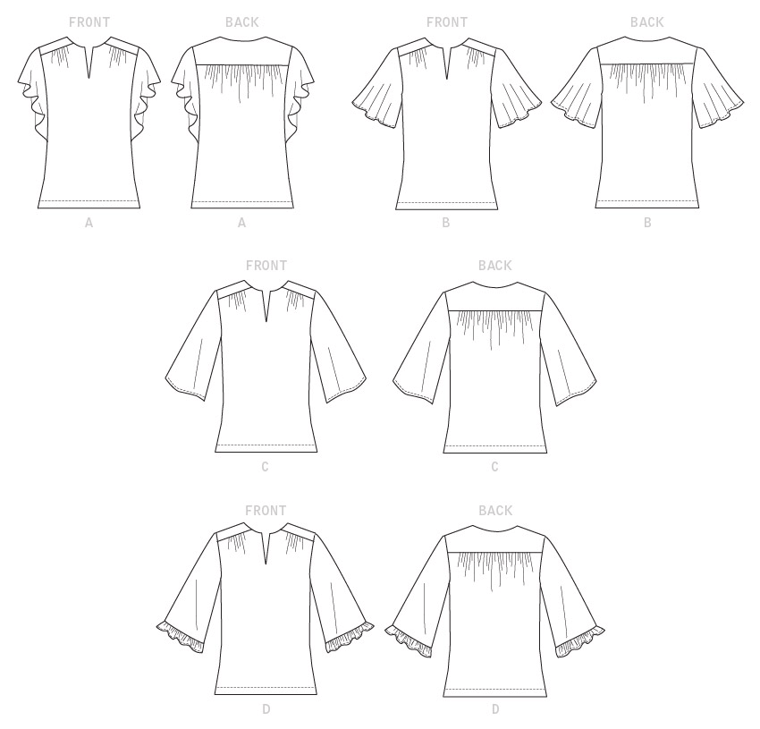 B6688 | Misses' Top | Butterick Patterns