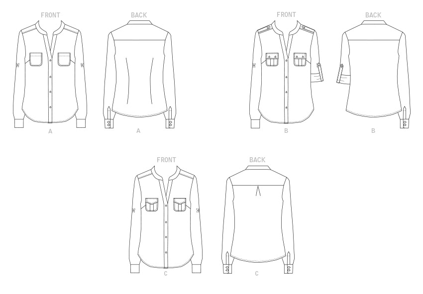 B6856 | Misses' Top | Butterick Patterns