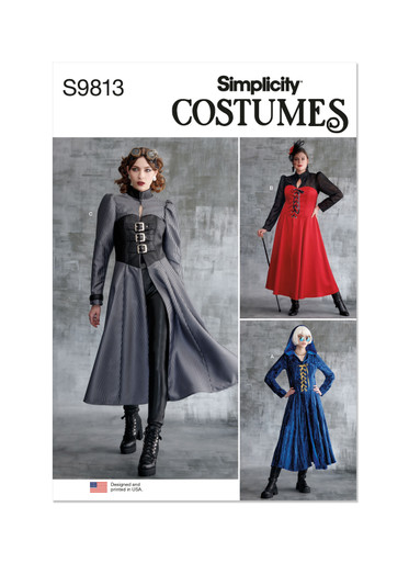 S9813 (PDF) | Misses' and Women's Costumes | Simplicity