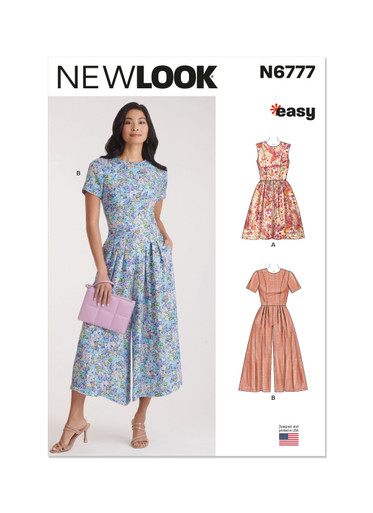 N6777 | Misses' Dress and Jumpsuit | New Look
