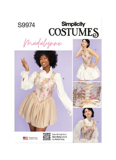 S9974 | Simplicity Sewing Pattern Misses' Corsets by Madalynne ...