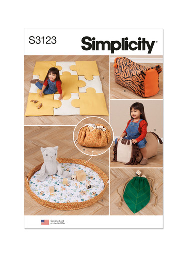 S3123 (PDF) | Simplicity Sewing Pattern Playroom Accessories | Simplicity