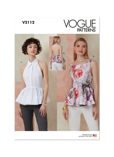 V2112 | Vogue Patterns Misses' Tops | Vogue Patterns