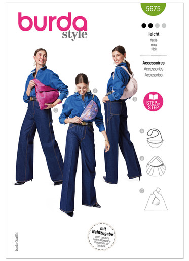 BUR5675 | Burda Style Pattern 5675 Bags | Burda Style