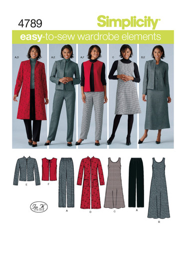 S4789 | Simplicity Sewing Pattern Misses' & Plus Size Sportswear ...