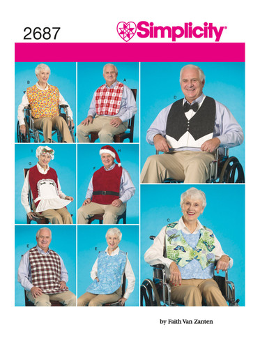 S2687 | Simplicity Sewing Pattern Crafts: Clothing Protectors | Simplicity