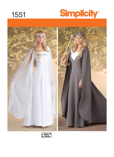 S1551 | Simplicity Sewing Pattern Misses' Costumes | Simplicity