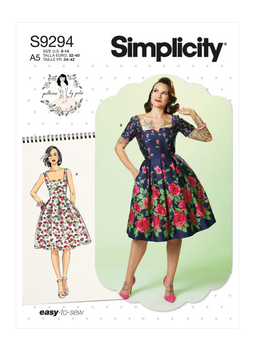 S9294 | Simplicity Sewing Pattern Misses' Dress | Simplicity