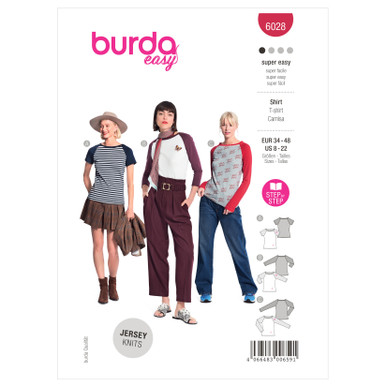 BUR6028 | Burda Style Pattern 6028 Misses' Top | Burda Style