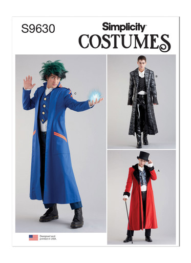 S9630 | Men's Costume Coats | Simplicity