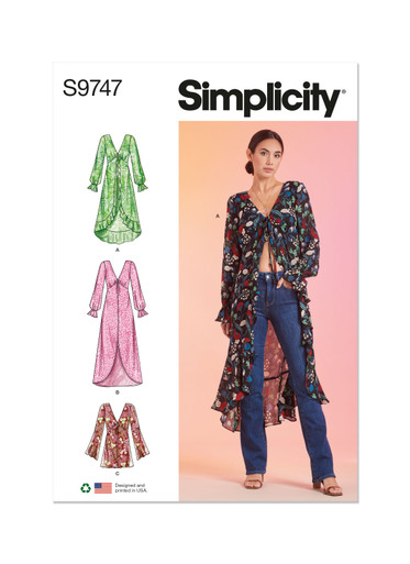 S9747 | Misses' Dusters | Simplicity