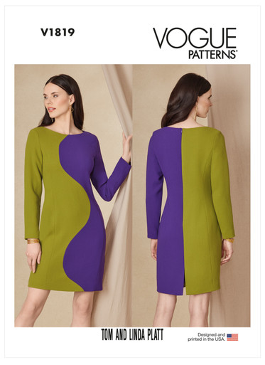 V1819 | Misses' Dress | Vogue Patterns