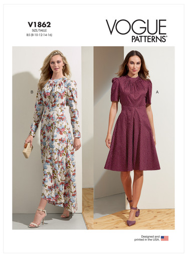 V1862 | Misses' Dress | Vogue Patterns