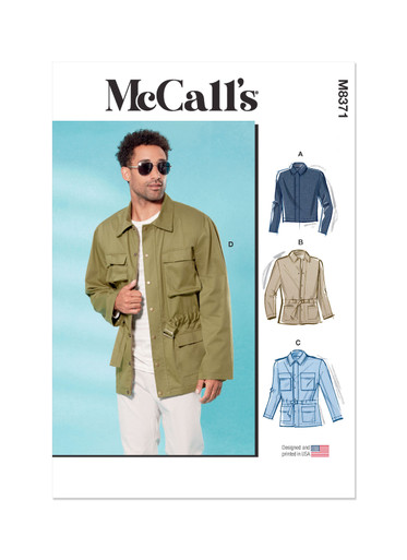 M8371 | Men's Jacket in Two Lengths | McCall's Patterns