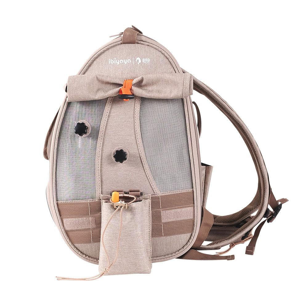 Ibiyaya Bird Backpack Carrier & Perch FC2296-T, Free UK Shipping