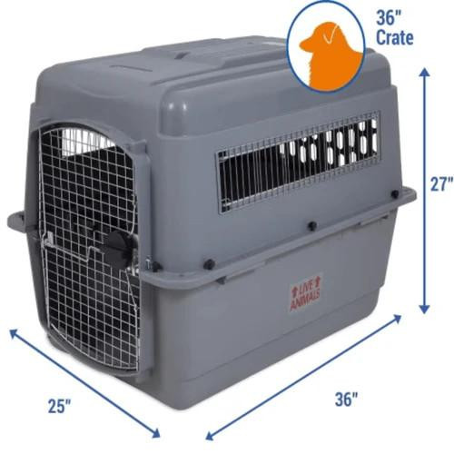 Petmate Sky Kennel – IATA-Compliant Dog Travel Crate | Safe & Durable