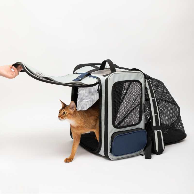 Julibee s Expandable Pet Carrier Backpack Pet Tent 2 in One