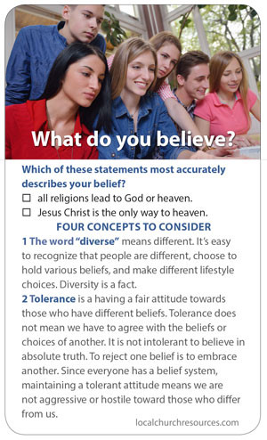 Conversation Card One Way Students