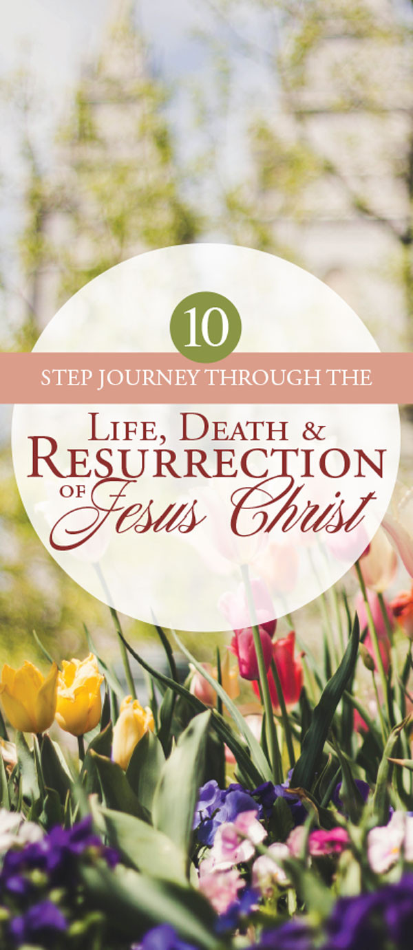 Gospel Tract Ten Step Journey Through the Life, Death and Resurrection ...