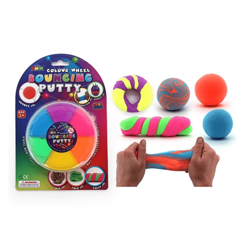 Bouncing Putty Colour Wheel: Explore Creative Play
