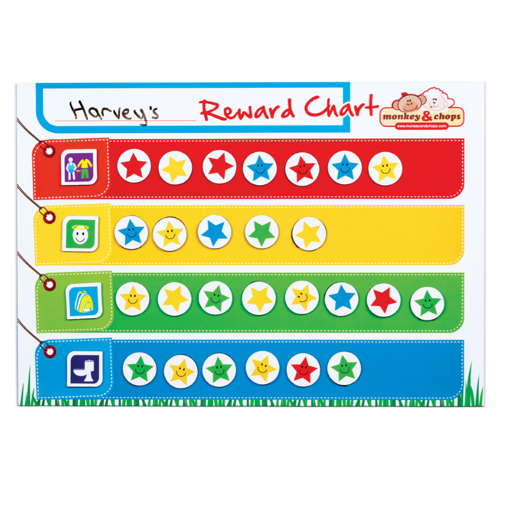 Monkey & Chops - Reward Chart - Sensory Oasis for Kids