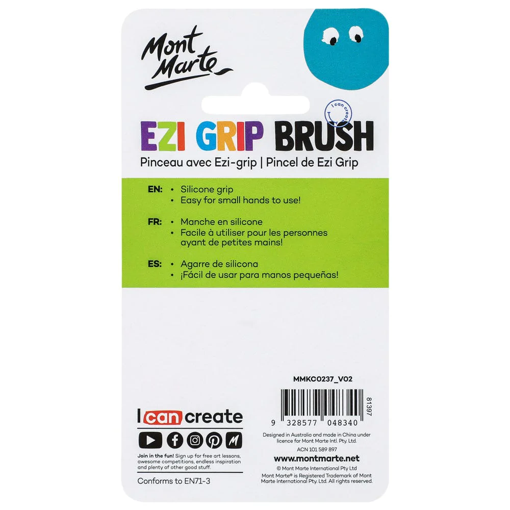 Mont Marte - Ezi Grip Brush - Sensory Oasis for Kids