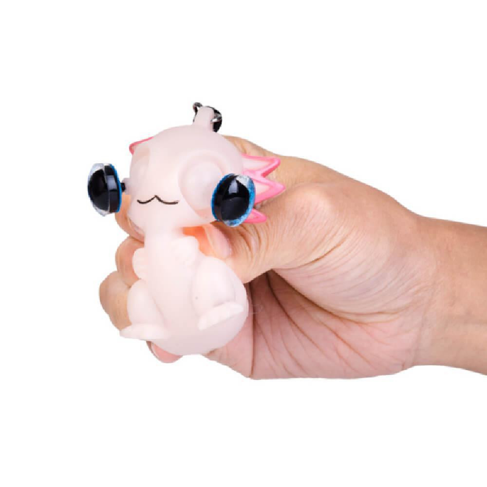 Axolotl Eye Popper Keychain - Sensory Oasis for Kids