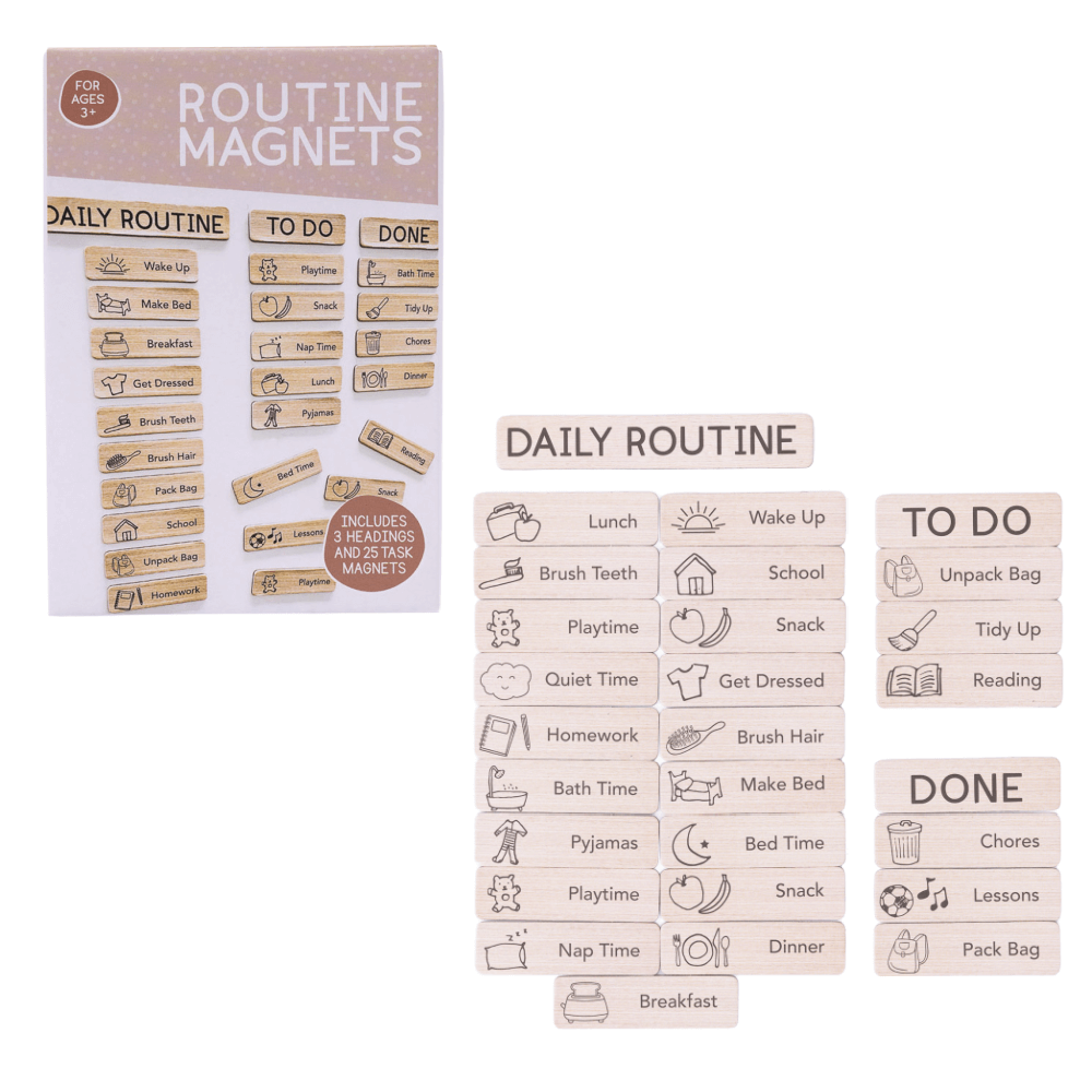 Daily Routine Magnet Set - Sensory Oasis for Kids