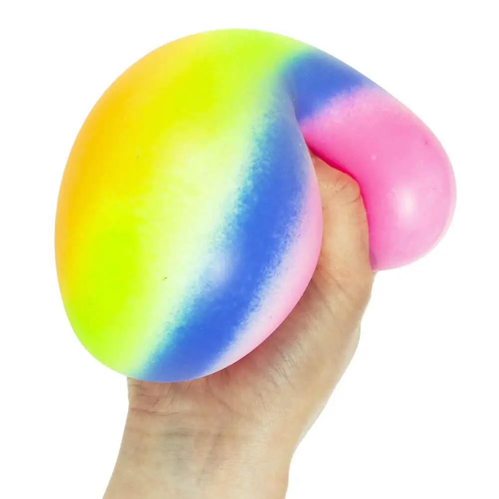 Large Rainbow Squish Ball - Sensory Oasis for Kids
