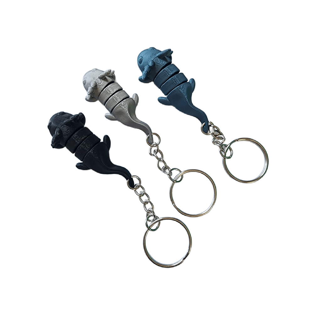 Flexi Mini Axolotl Keychain