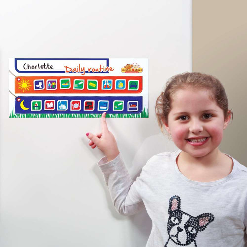Monkey & Chops - Daily Routine Chart Sensory Oasis for Kids