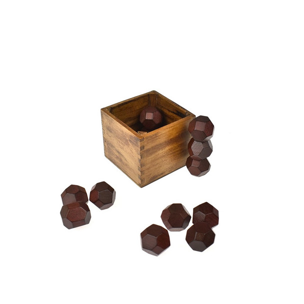 Wooden Fidget Blocks Box
