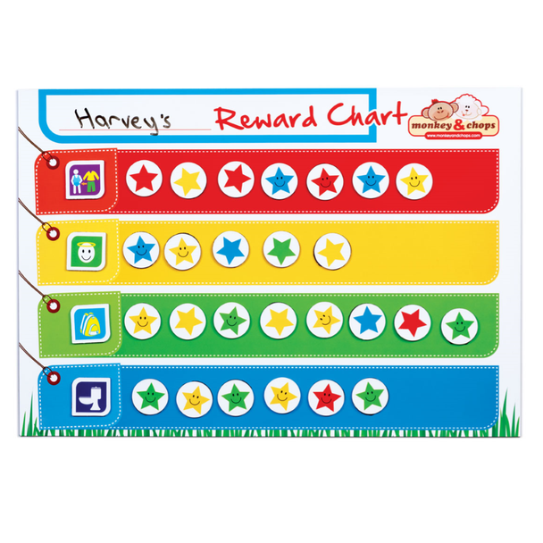 Monkey & Chops - Reward Chart