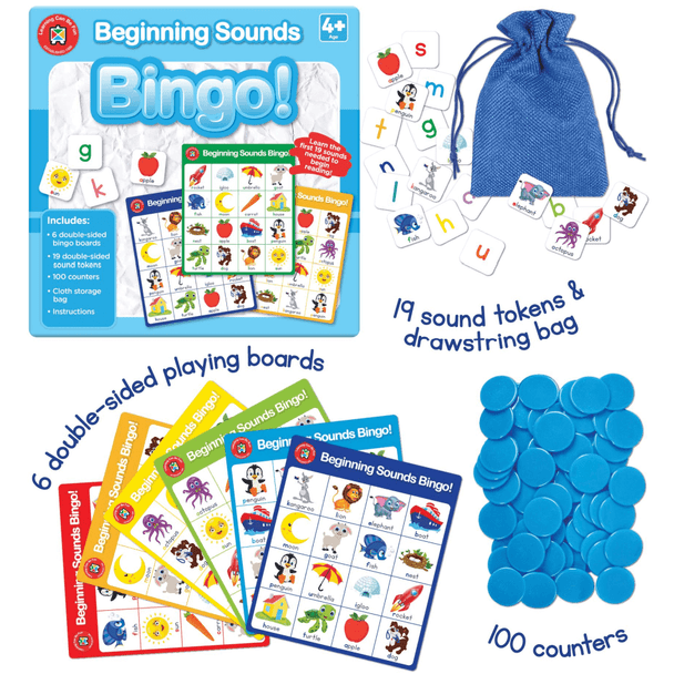 Beginning Sounds Bingo - Sensory Oasis for Kids