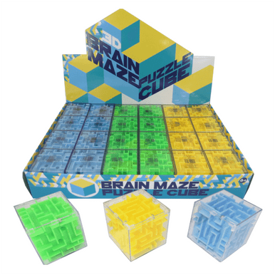 Brain Maze Puzzle Cube: Logic & Critical Thinking Challenge