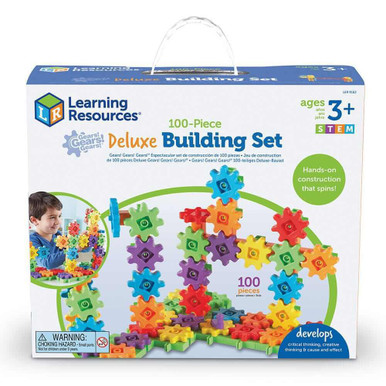 Deluxe Gears Building Set I Engineering Game For Children