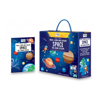 Travel, Learn & Explore Puzzle & Book Set - Space